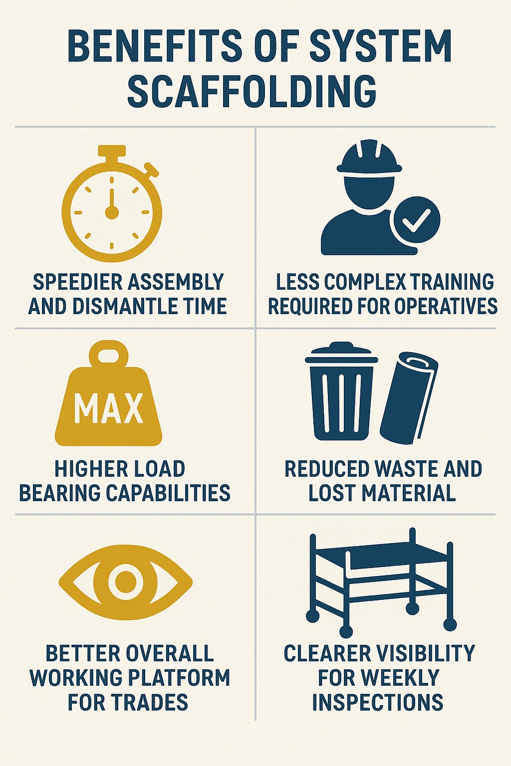 System Scaffold: Uses, Parts, Benefits - SCAXA