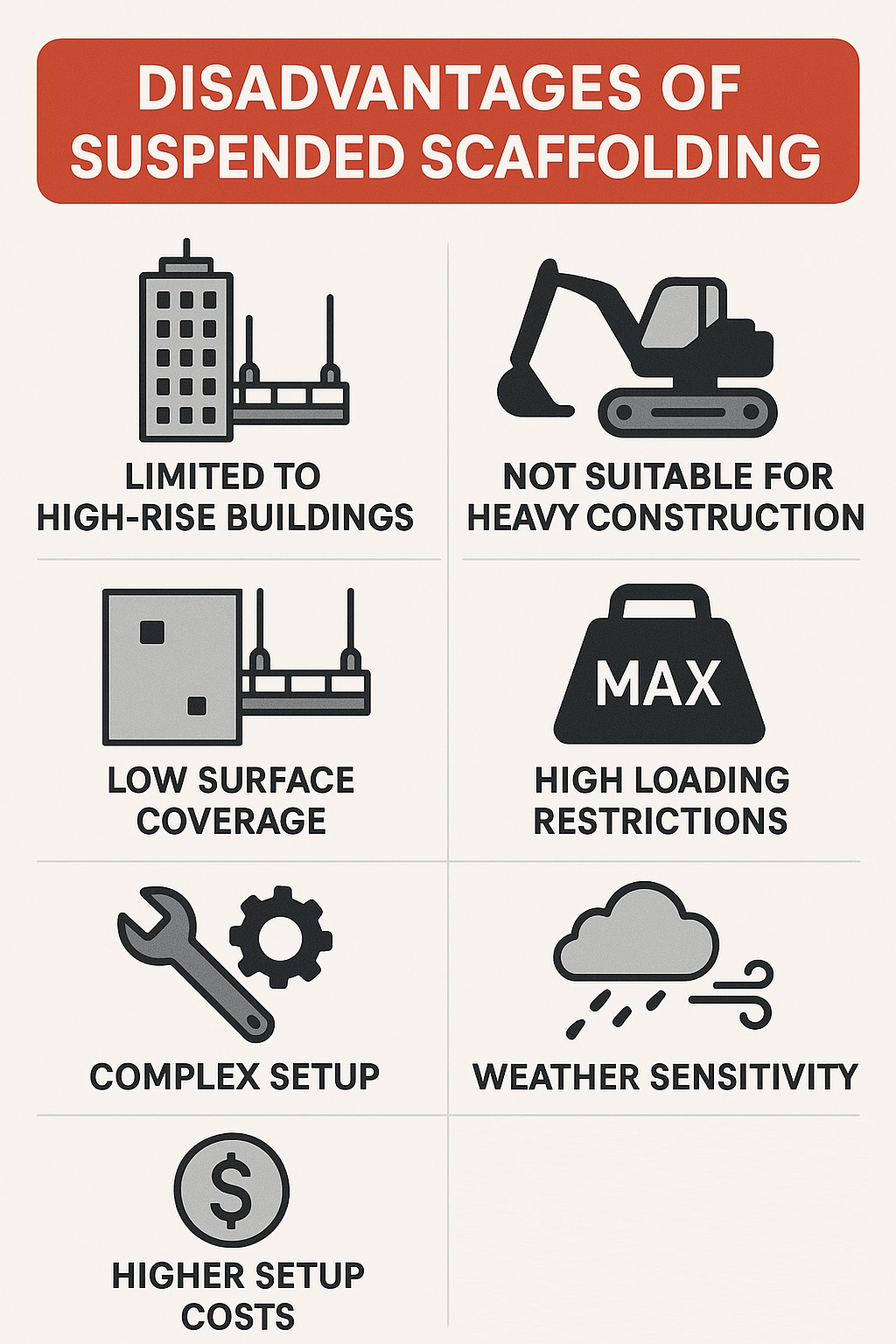 Suspended Scaffolding: Types,Uses, Parts - SCAXA
