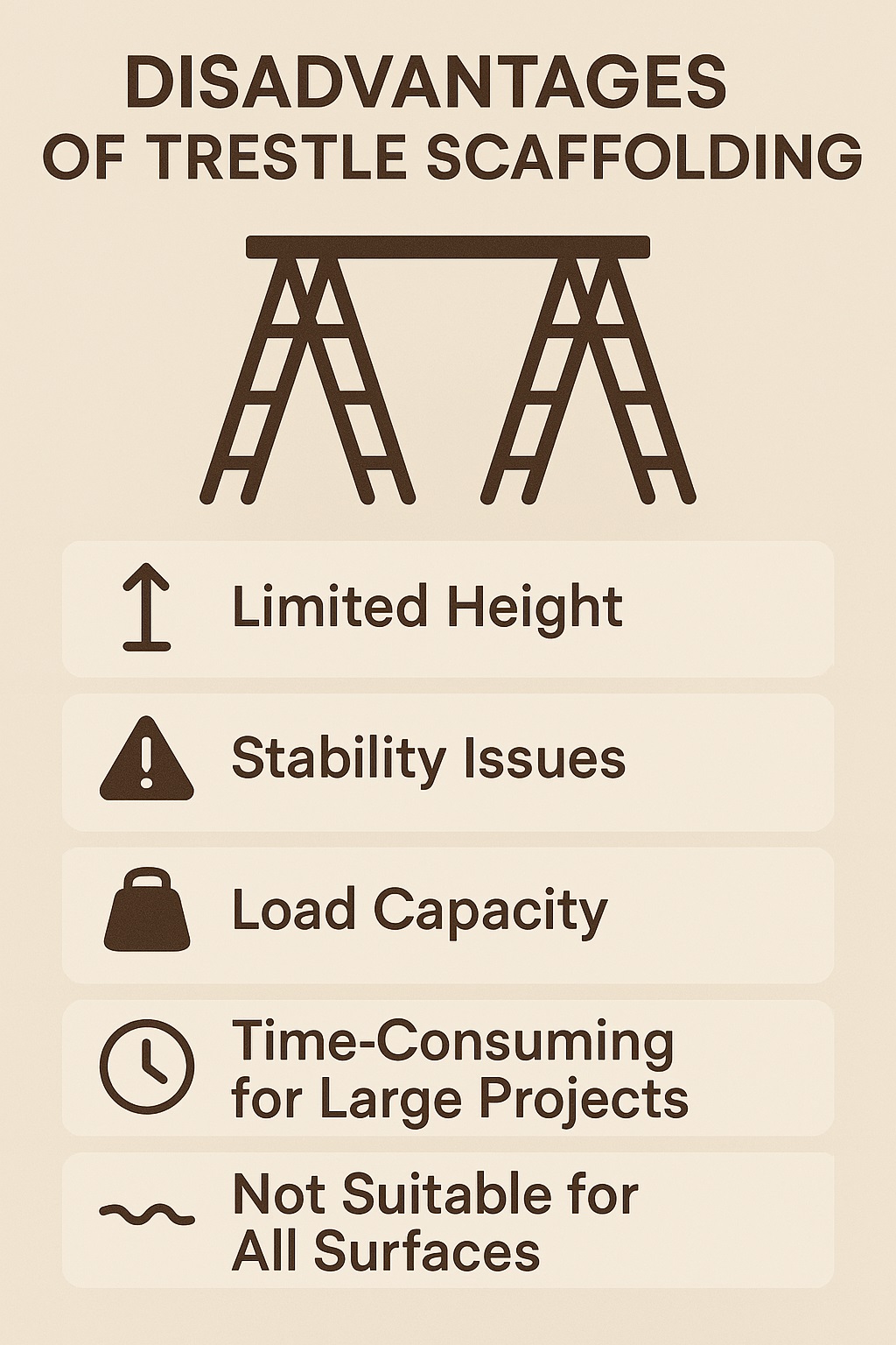 Trestle Scaffolding: Uses, Parts, Benefits - SCAXA