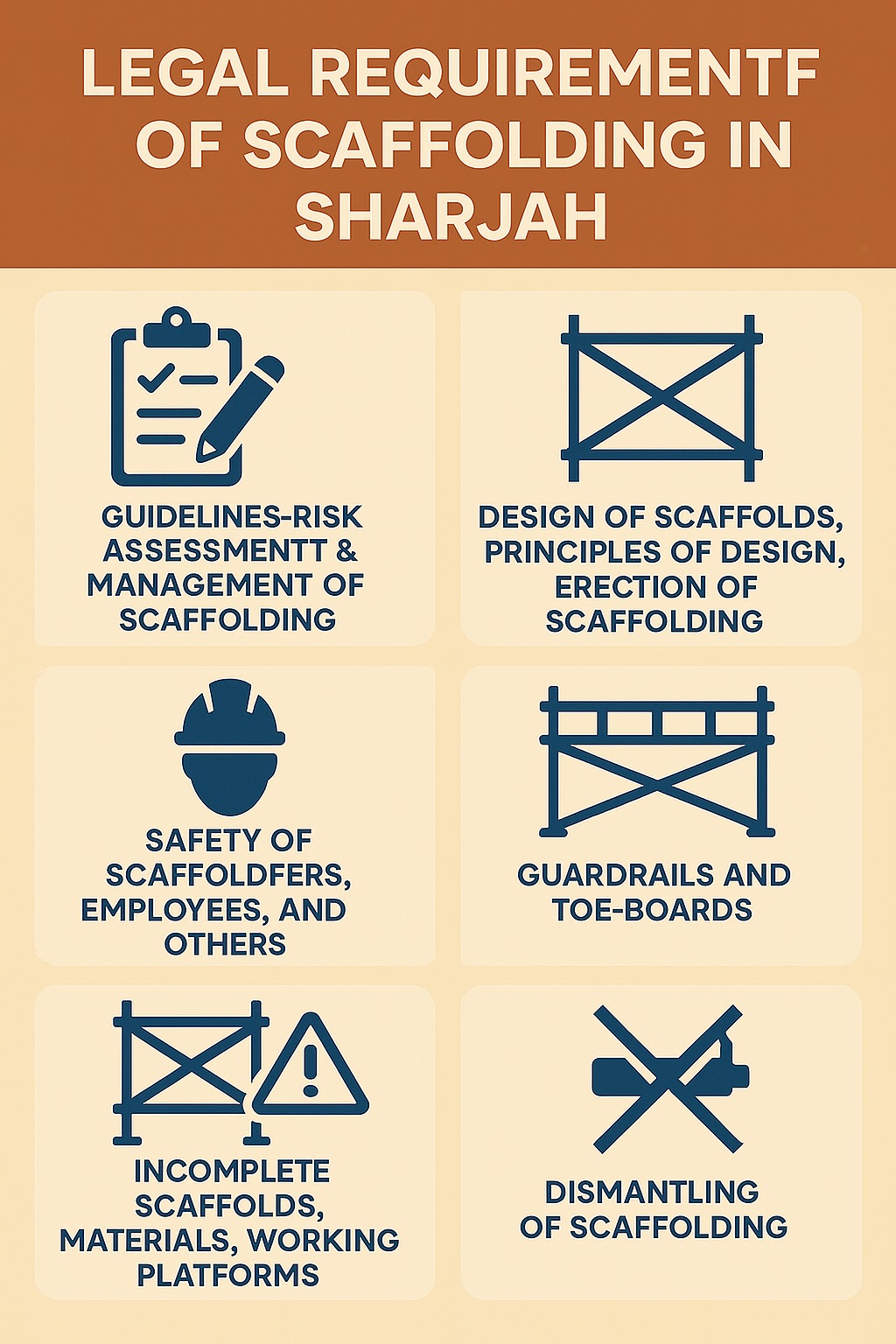 Scaffolding Legal Requirements in UAE - SCAXA