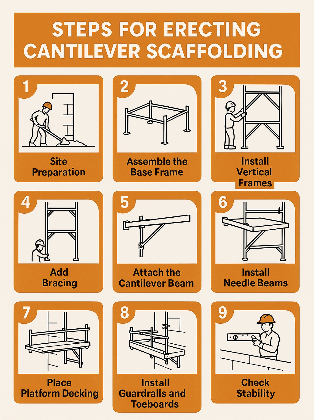 Cantilever Scaffolding: Images, Techniques, Safety Requirements - SCAXA