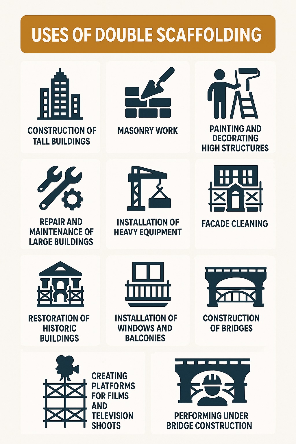 Double Scaffolding: Diagram, Images, Parts - SCAXA