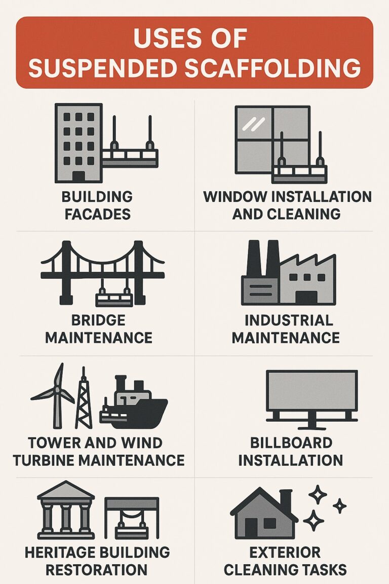 Suspended Scaffolding: Types,Uses, Parts - SCAXA